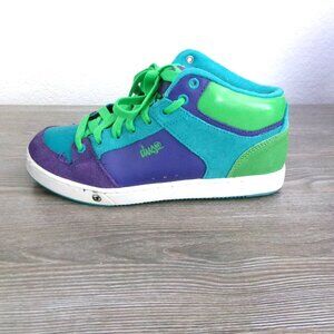 Dvs | Shoes | Near New Dvs Gracie Turquoise Blue Purple Parrot Green ...